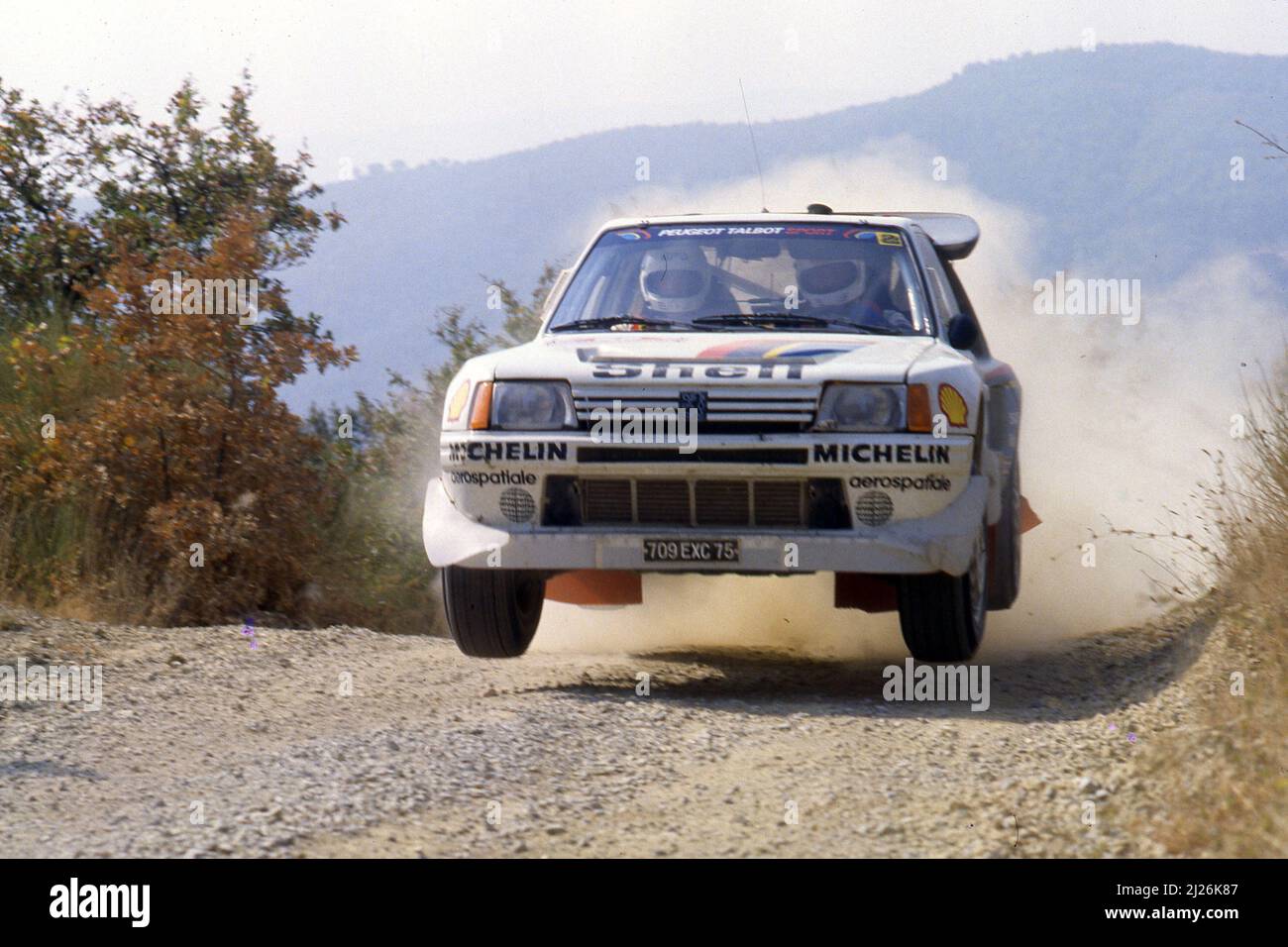 Bruno Saby (FRA) Jean Francois Fauchille (FRA) Peugeot 205 Turbo 16 E2 ...