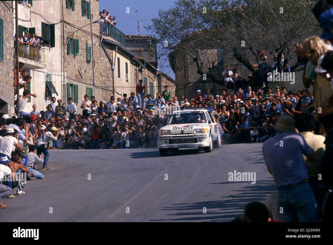 Bruno Saby (FRA) Jean Francois Fauchille (FRA) Peugeot 205 Turbo 16 E2 ...