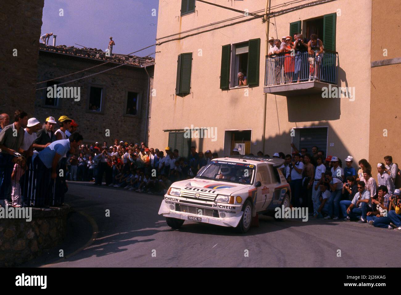 Bruno Saby (FRA) Jean Francois Fauchille (FRA) Peugeot 205 Turbo 16 E2 ...
