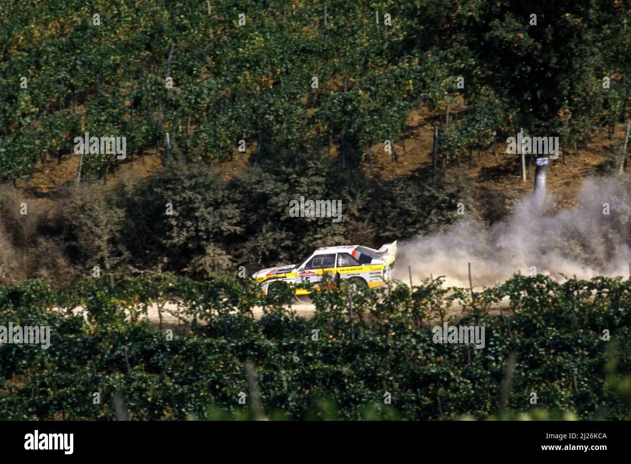 Walter Rohrl (GER) Christian Geistdorfer (GER) Audi Sport Quattro E2 ...