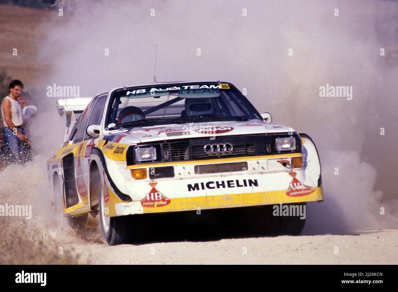 Walter Rohrl (GER) Christian Geistdorfer (GER) Audi Sport Quattro E2 ...