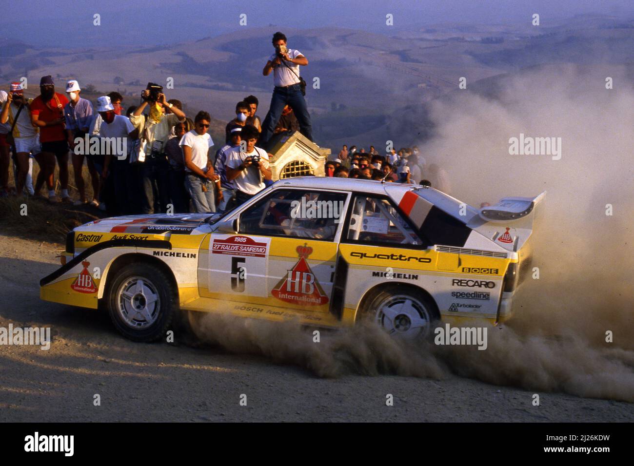 Walter Rohrl (GER) Christian Geistdorfer (GER) Audi Sport Quattro E2 ...