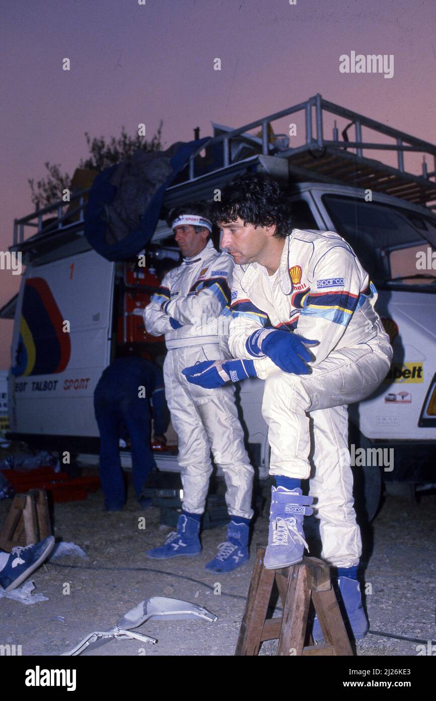 Bruno Saby (FRA) Peugeot Sport Stock Photo - Alamy