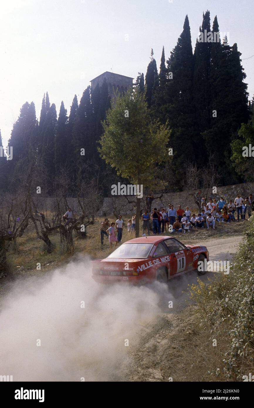 Auguste Tchine Turiani (MC) Pierre Gandolfo (FRA) Opel Manta 400 GrB ...