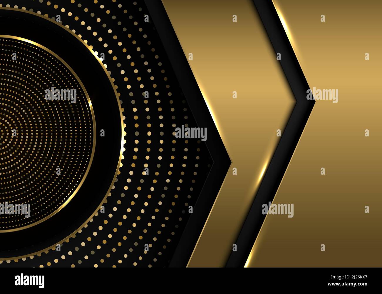 Abstract gold template design of luxury style dot background ...