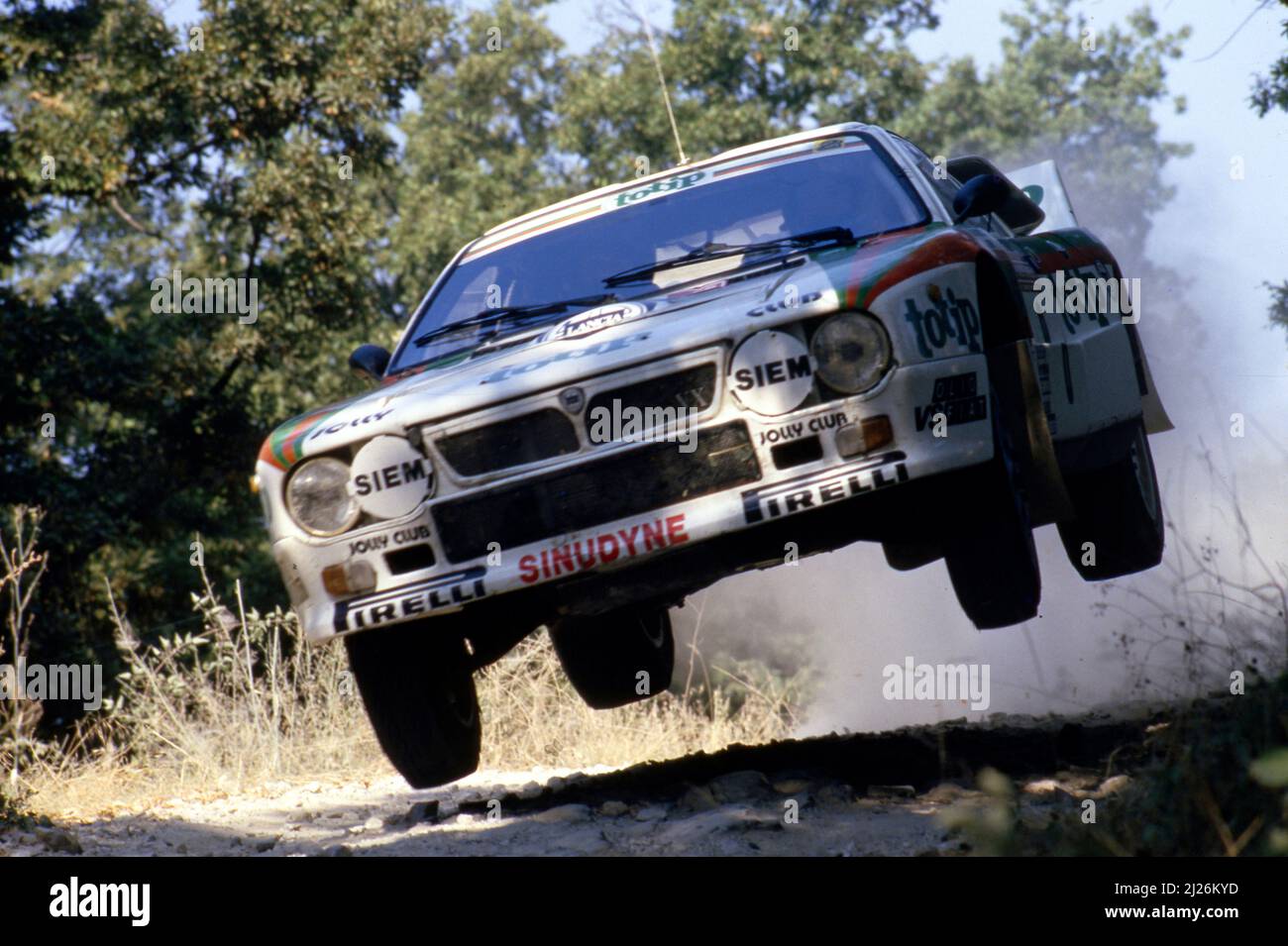 Dario Cerrato (ITA) Giuseppe Geppi Cerri (ITA) Lancia Rally 037 GrB ...