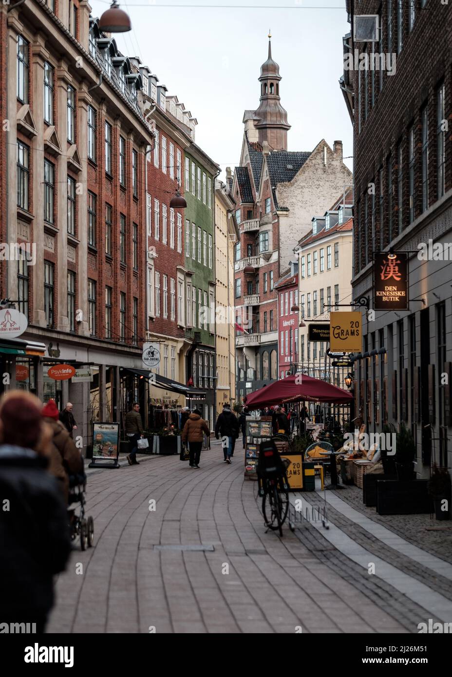 Pictures of daily life in the capital city of Denmark, Copenhagen Stock ...