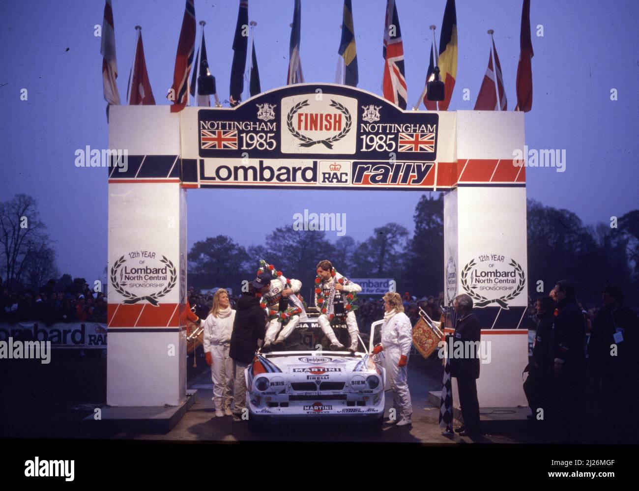 Henri Toivonen (FIN) Neil Wilson (GBR) Lancia Delta S4 GrB Martini ...