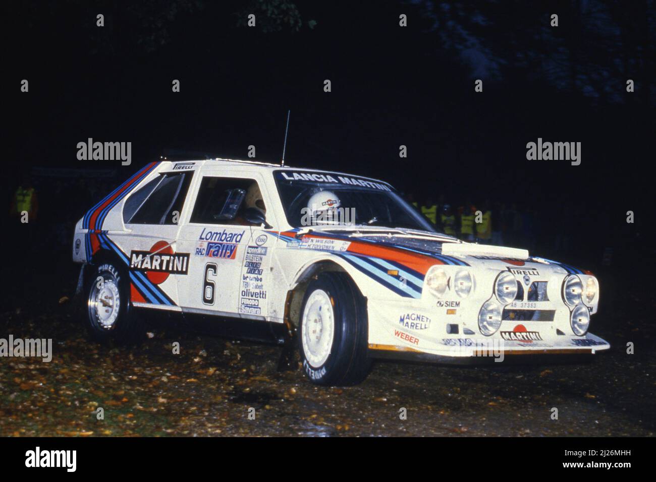 Henri Toivonen (FIN) Neil Wilson (GBR) Lancia Delta S4 GrB Martini ...