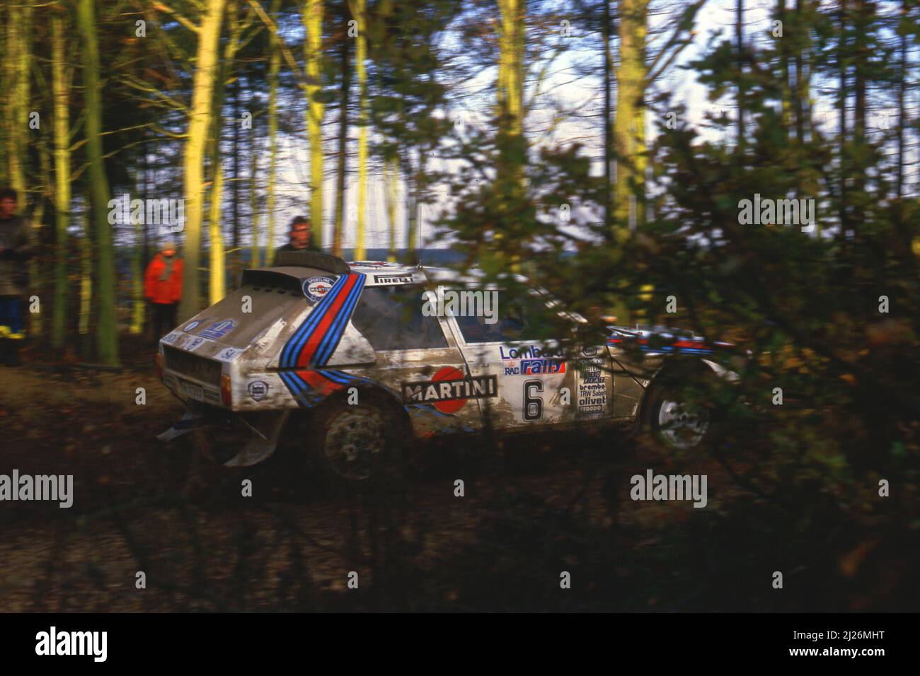 Henri Toivonen (FIN) Neil Wilson (GBR) Lancia Delta S4 GrB Martini ...