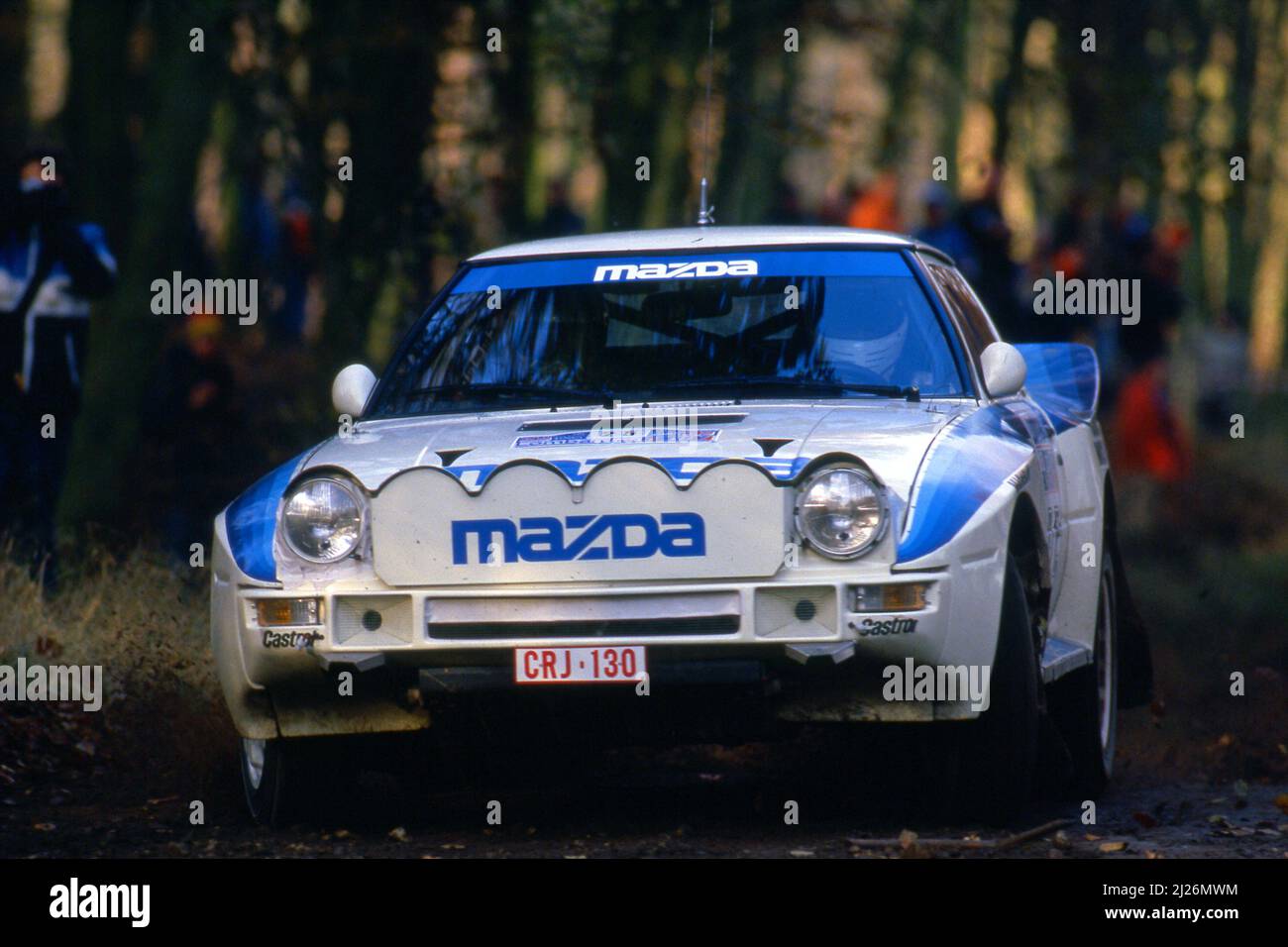 Rod Millen (NZ) Brian Rainbow (GBR) Mazda RX7 GrB Mazda Rally Team ...