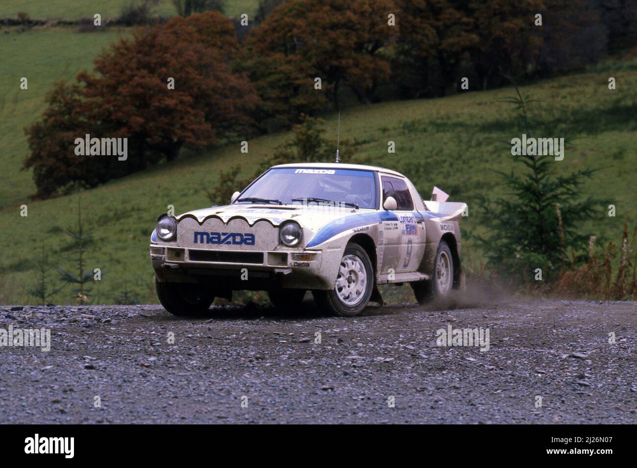 Ingvar Carlsson (SWE) Benny Melander (SWE) Mazda RX7 GrB Mazda Rally ...