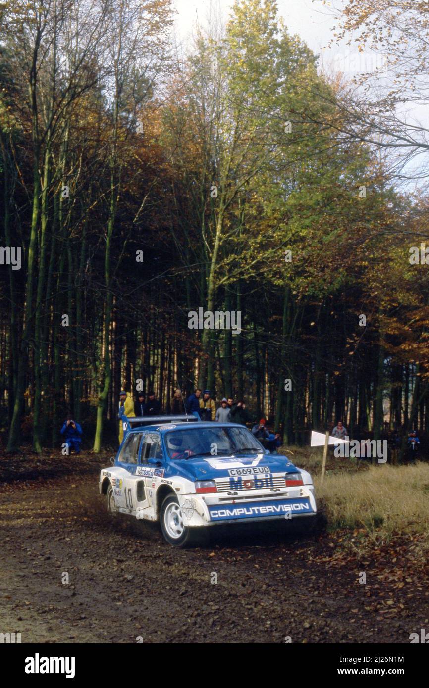 Tony Pond (GBR) Rob Arthur (GBR) Austin MG Metro 6R4 GrB Computervision ...