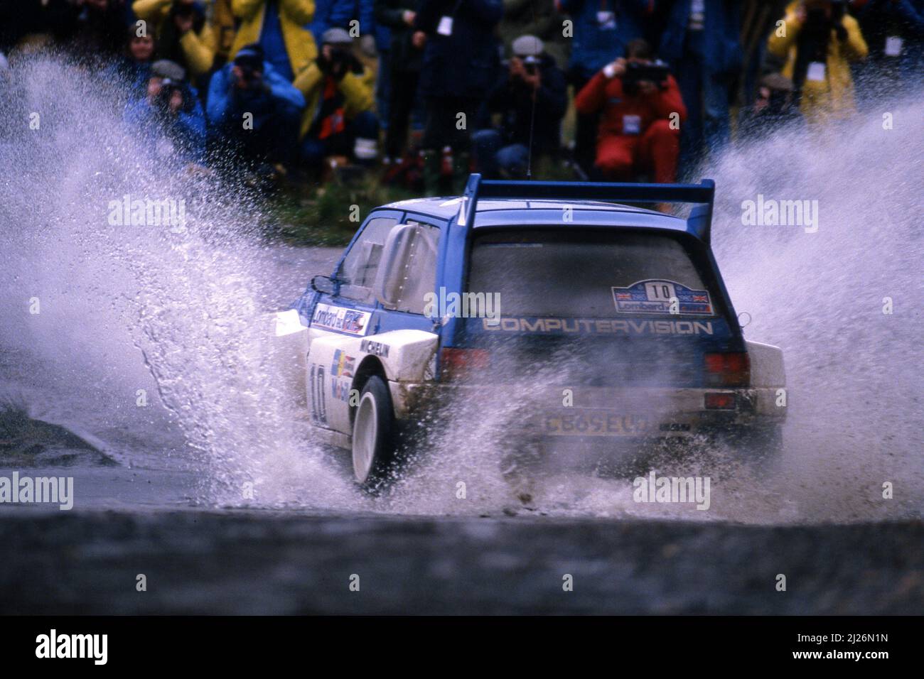 Tony Pond (GBR) Rob Arthur (GBR) Austin MG Metro 6R4 GrB Computervision ...