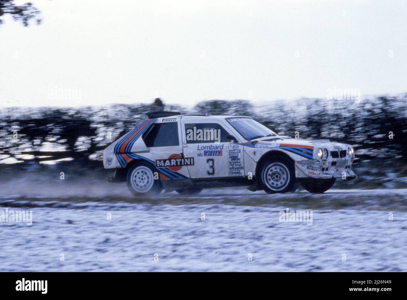 Markku Alen (FIN) Ilkka Kivimaki (FIN) Lancia Delta S4 GrB Martini ...