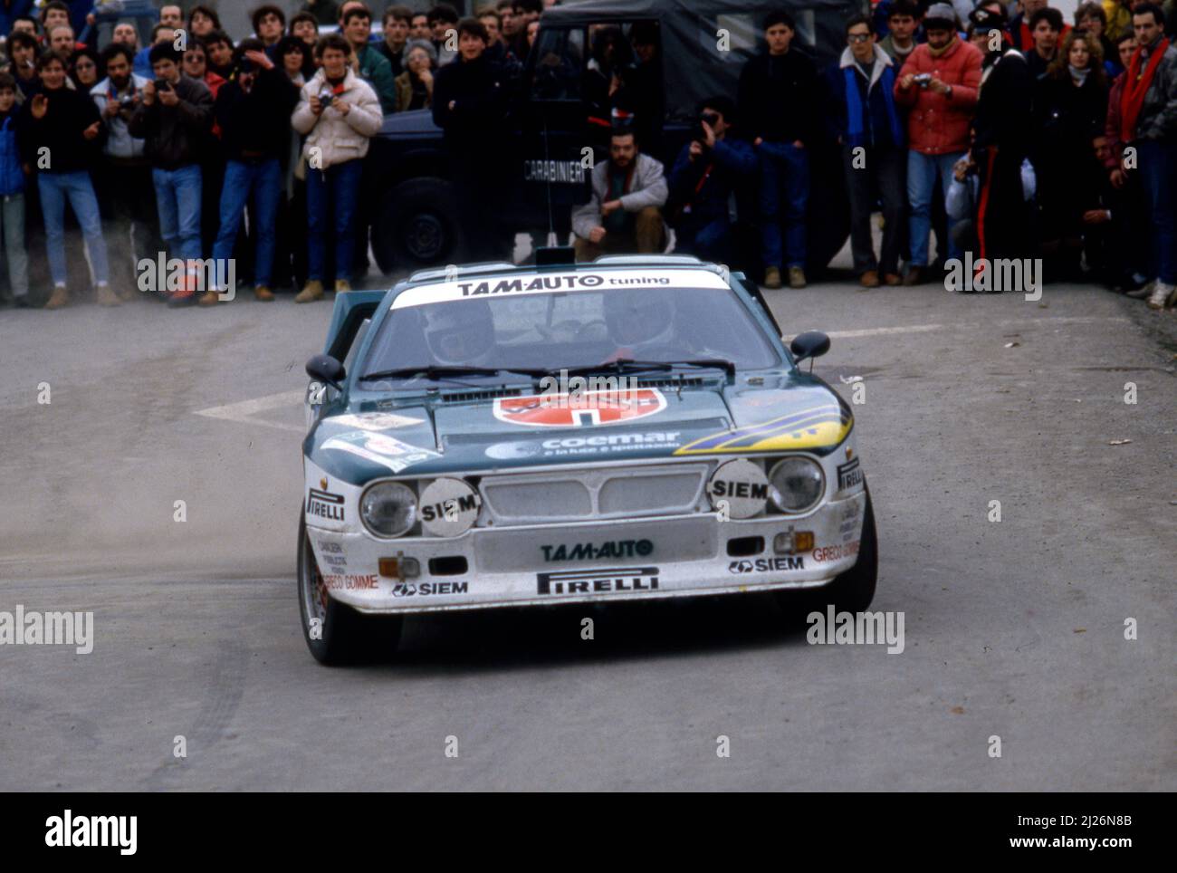 Gianfranco Cunico (ITA) Pierangelo Scalvini (ITA) Lancia Rally 037 GrB ...