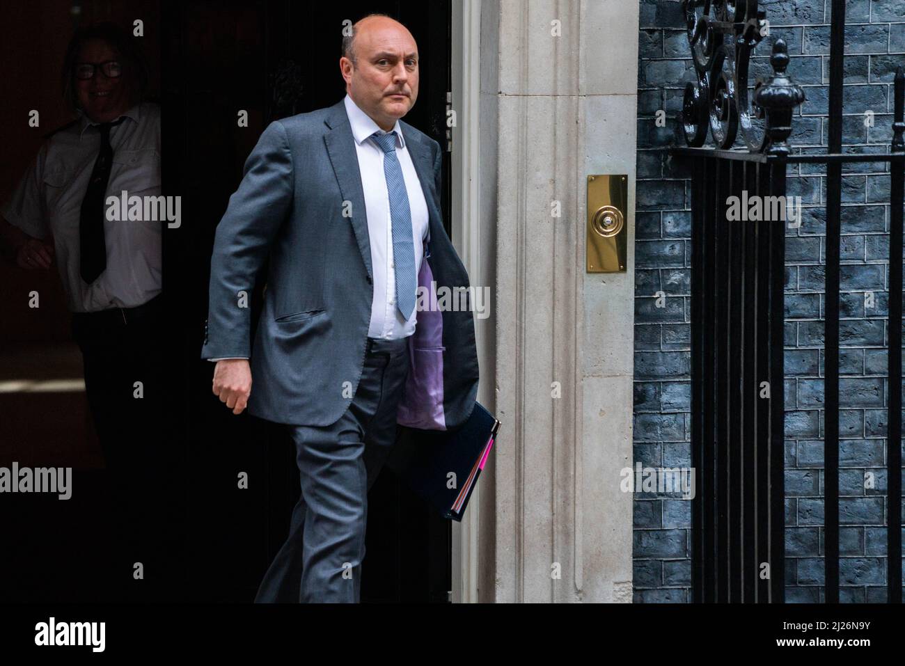 LONDON, UK. 30 March, 2022 . Andrew Griffith, Member of Parliament for ...