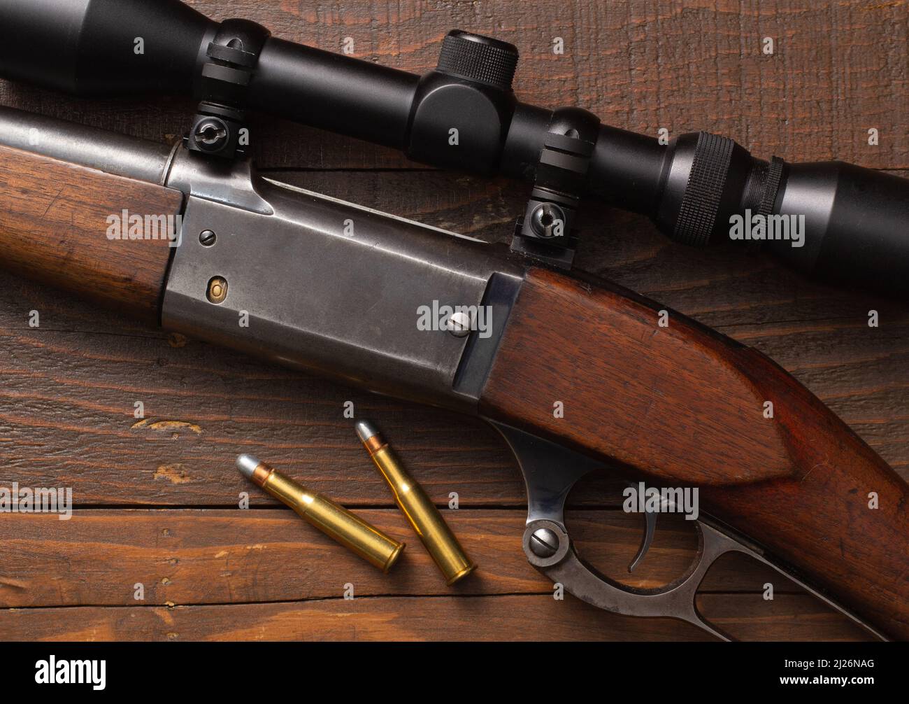 Lever action gun hi-res stock photography and images - Alamy