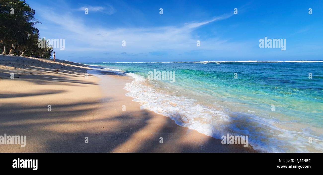 Coastline of Pacifico Beach in Siargao Philippines Stock Photo - Alamy