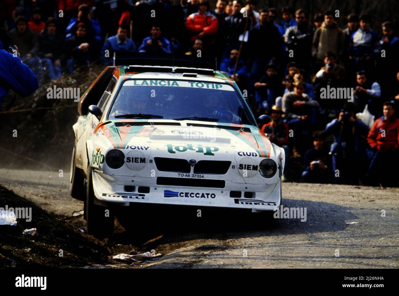 Dario Cerrato (ITA) Giuseppe Geppi Cerri (ITA) Lancia Delta S4 GrB ...