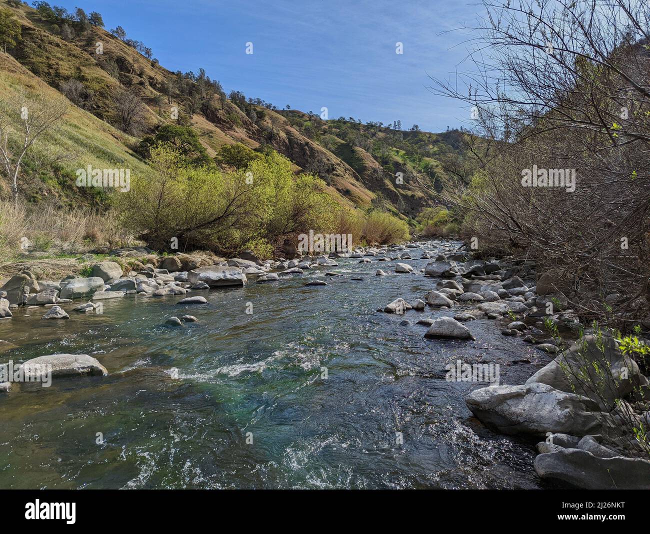 The Cache Creek in Yolo County during the daytime Stock Photo - Alamy