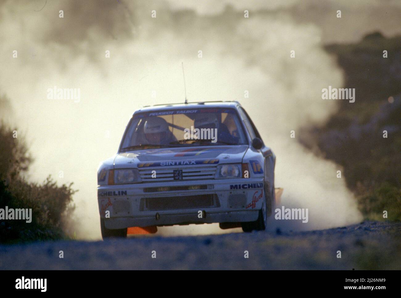 Andrea Zanussi (ITA) Paolo Poppi Amati (ITA) Peugeot 205 T16 GrB ...