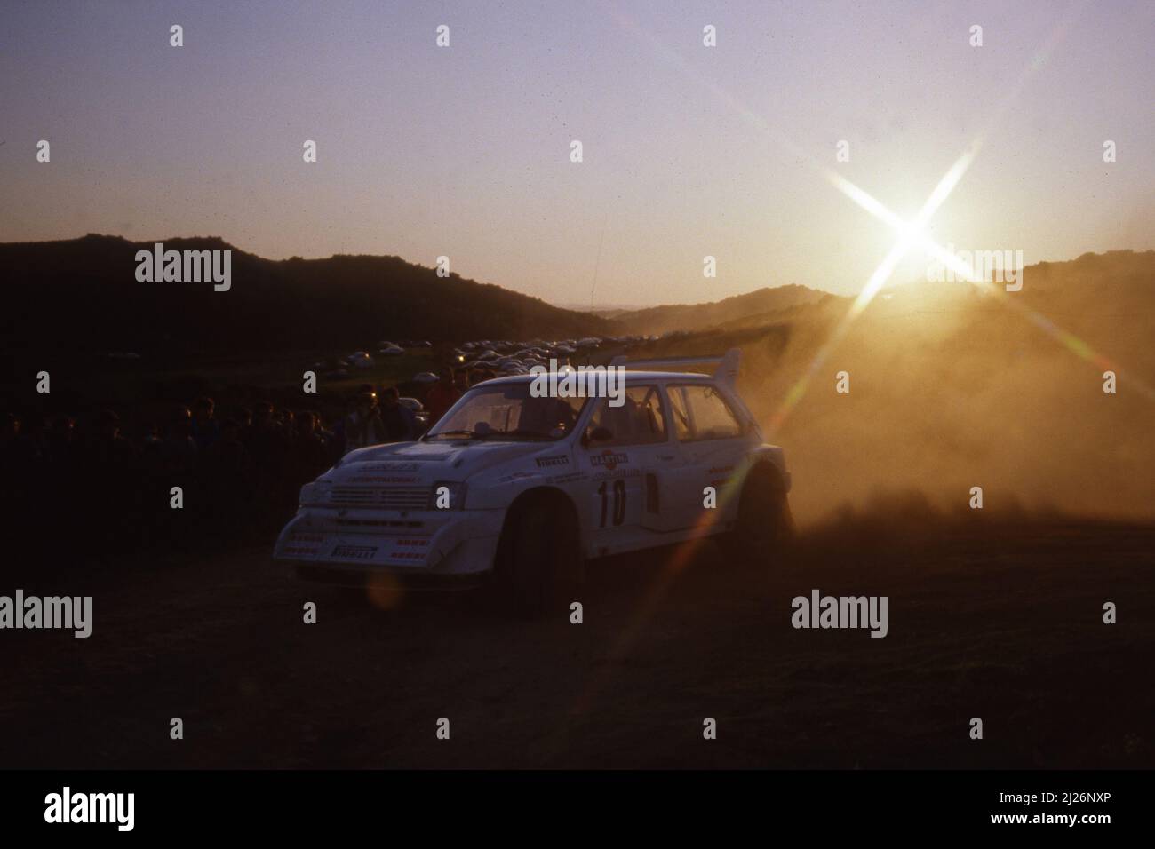 Geoff Fielding (GBR) John Robinson (GBR) Austin Rover MG Metro 6R4 GrB ...