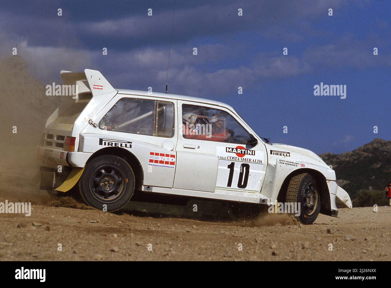 Geoff Fielding (GBR) John Robinson (GBR) Austin Rover MG Metro 6R4 GrB ...