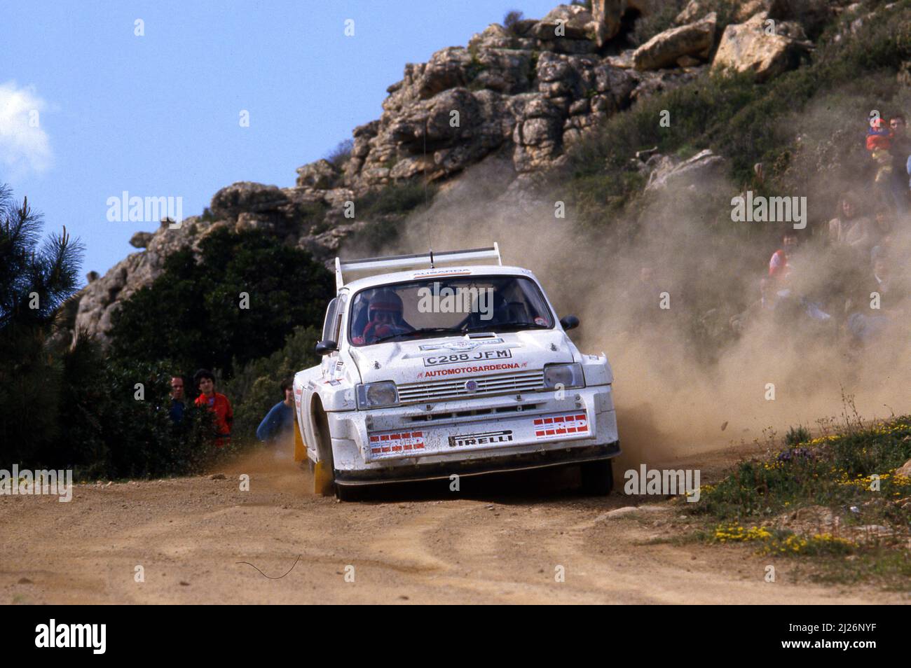 Geoff Fielding (GBR) John Robinson (GBR) Austin Rover MG Metro 6R4 GrB ...
