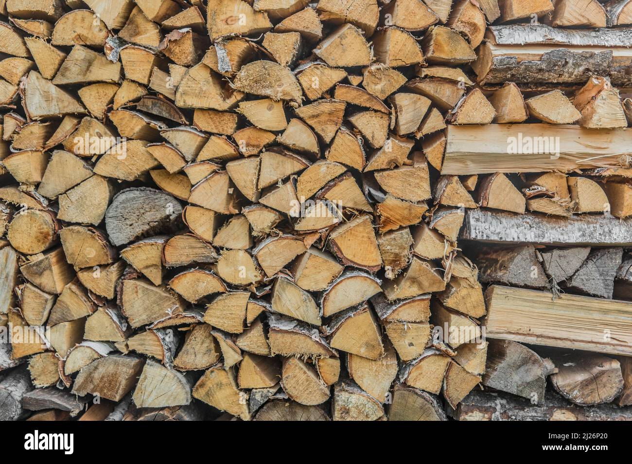 Firewood Stack Storage Wood Materials Chopped Tree Rural Pile Stock ...