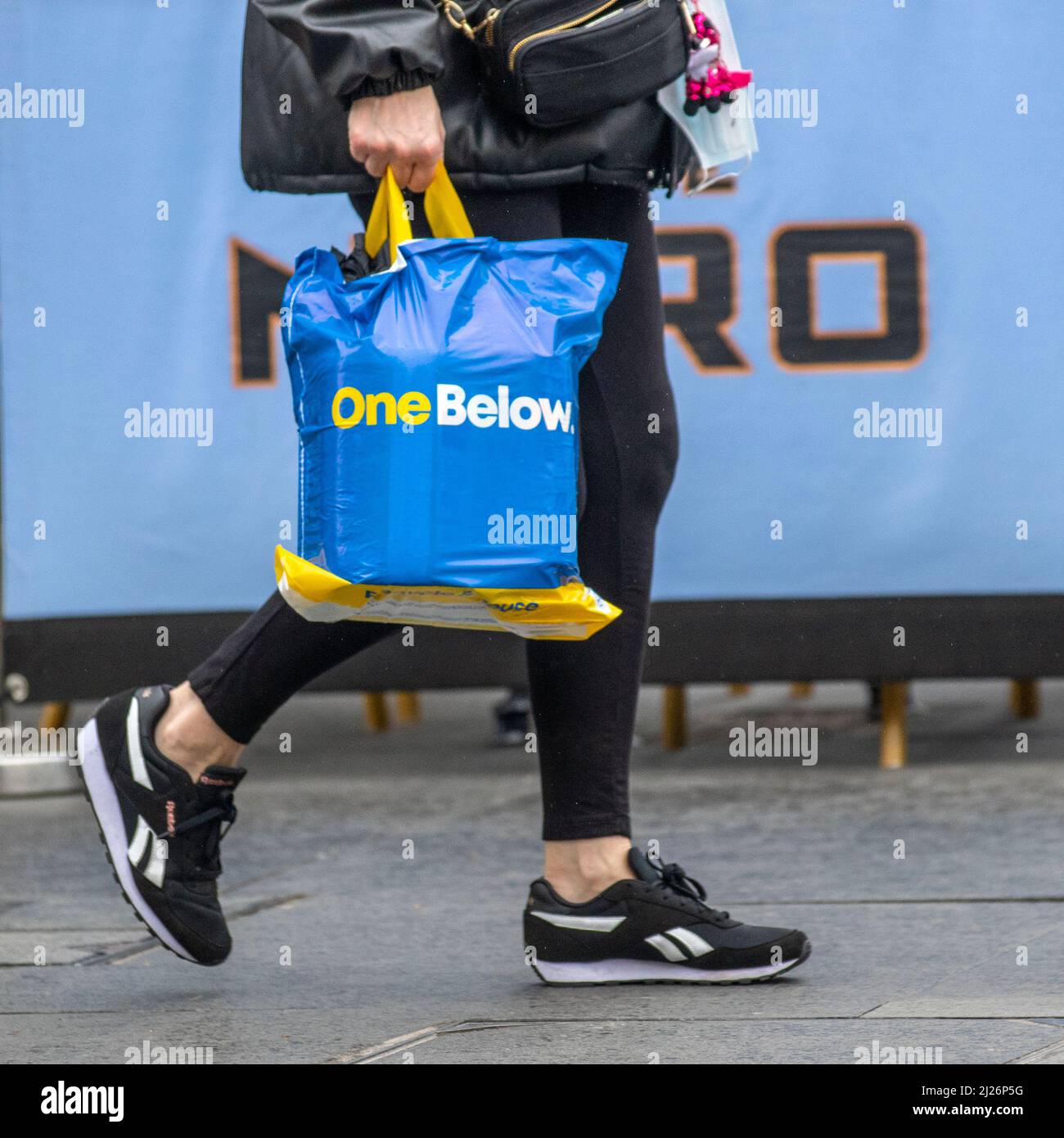 One Below Stores Bag for Life. reusable bag 100% recycled plastic ...