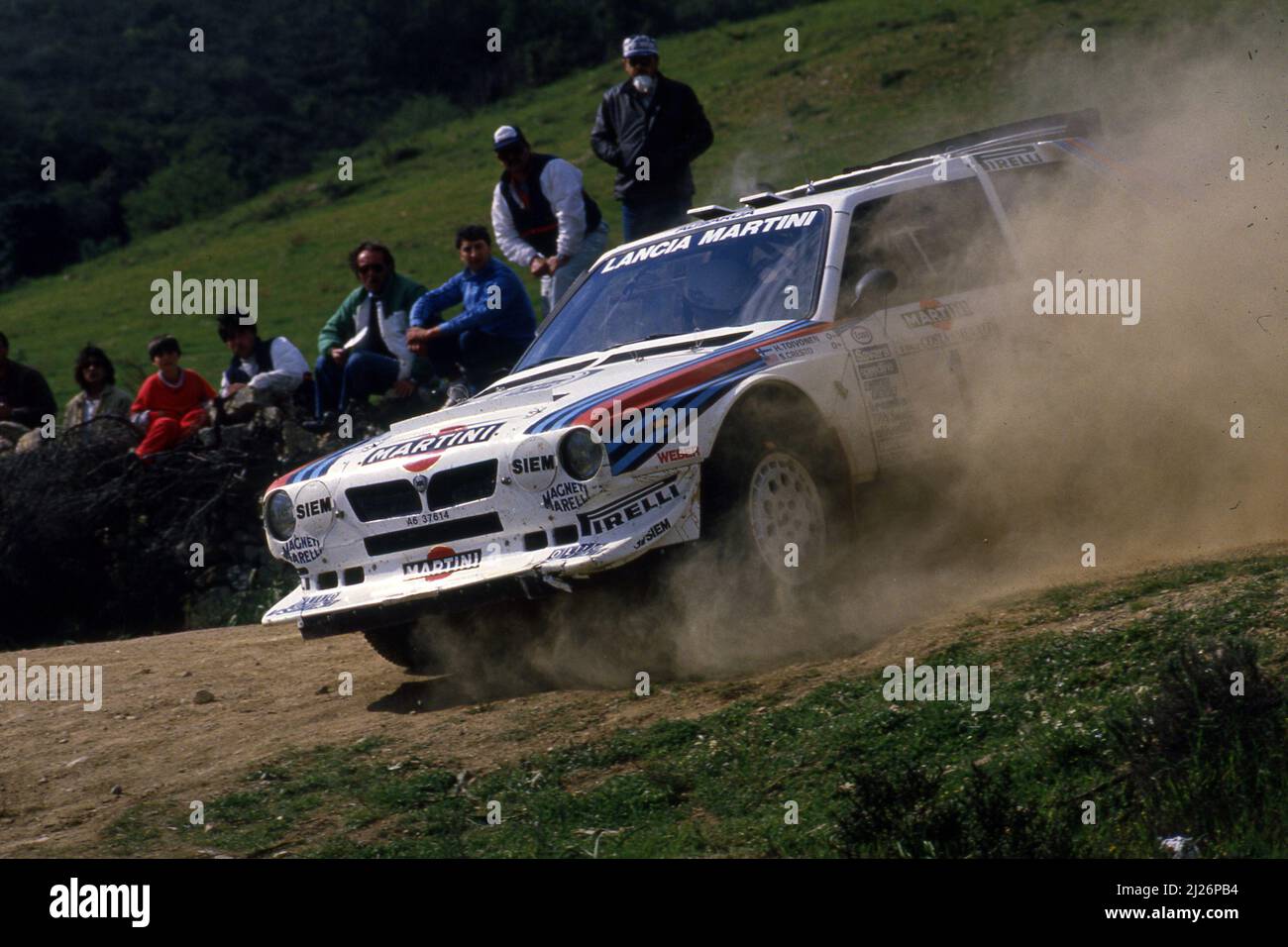 Henri Toivonen (FIN) Sergio Cresto (USA) Lancia Delta S4 GrB Team ...