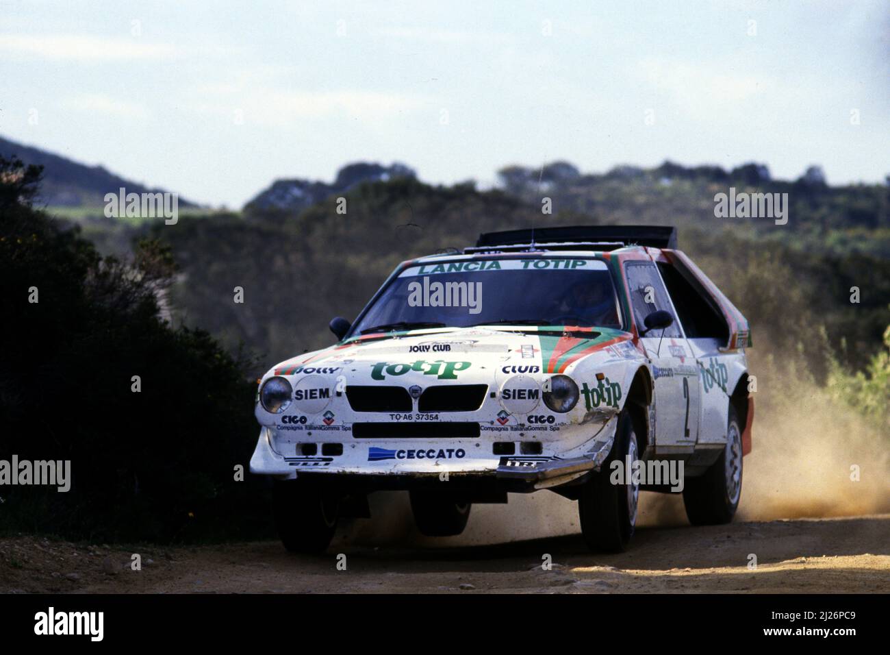 Dario Cerrato (ITA) Giuseppe Geppi Cerri (ITA) Lancia Delta S4 GrB ...