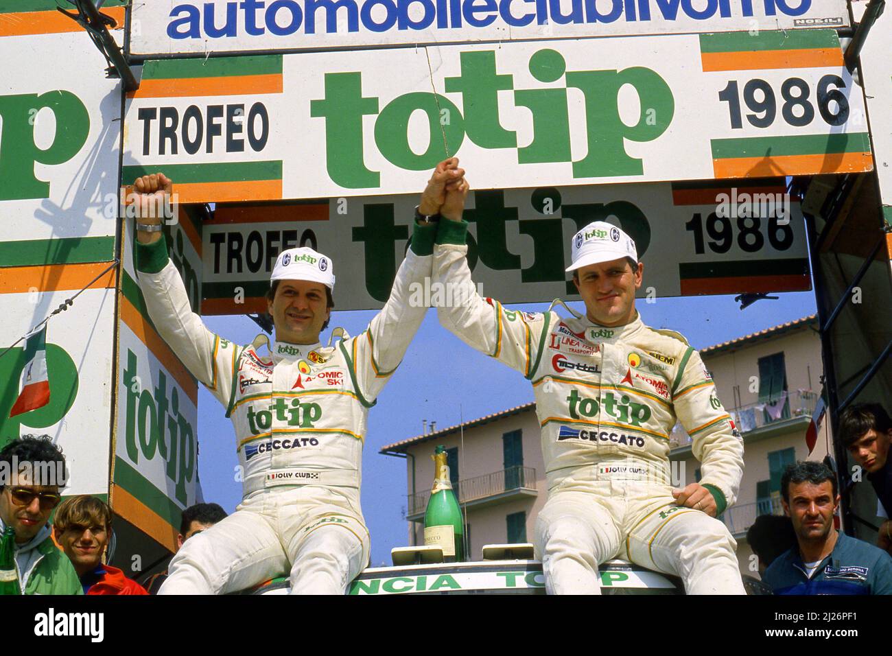 Dario Cerrato (ITA) Giuseppe Geppi Cerri (ITA) Lancia Delta S4 GrB ...