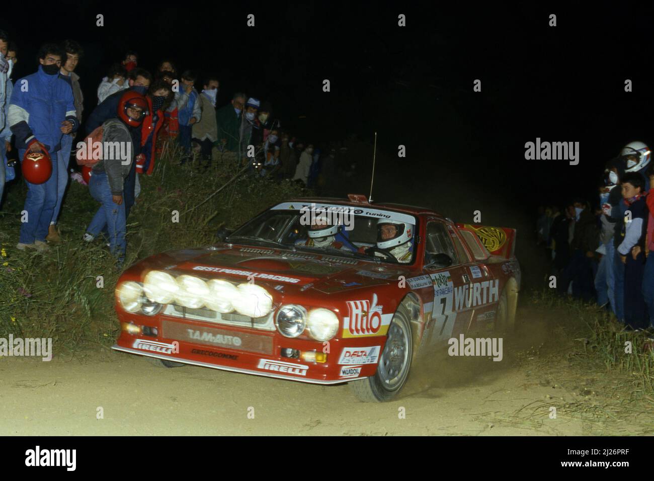 Gianfranco Cunico (ITA) Pierangelo Scalvini (ITA) Lancia Rally 037 GrB ...
