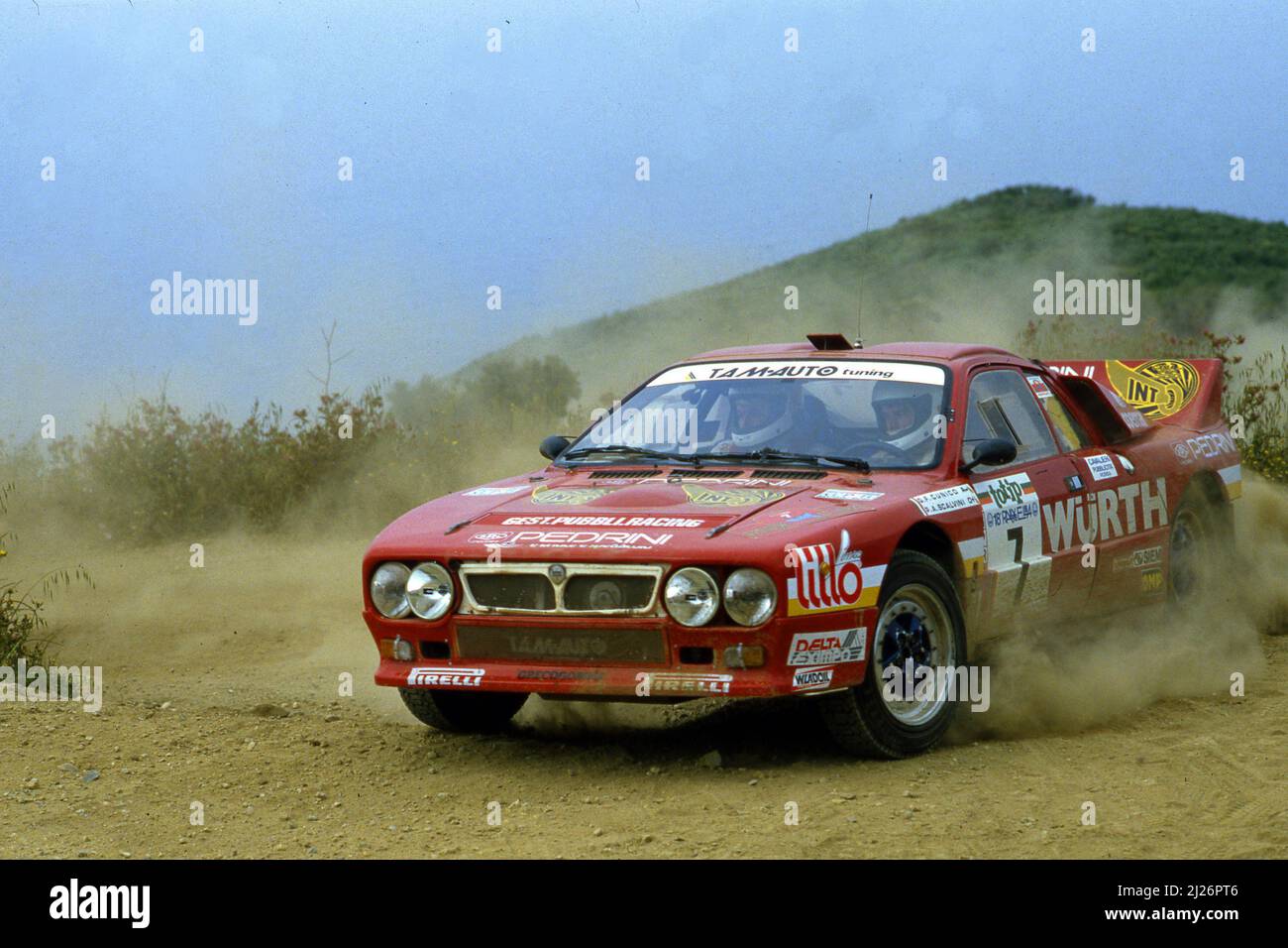 Gianfranco Cunico (ITA) Pierangelo Scalvini (ITA) Lancia Rally 037 GrB ...