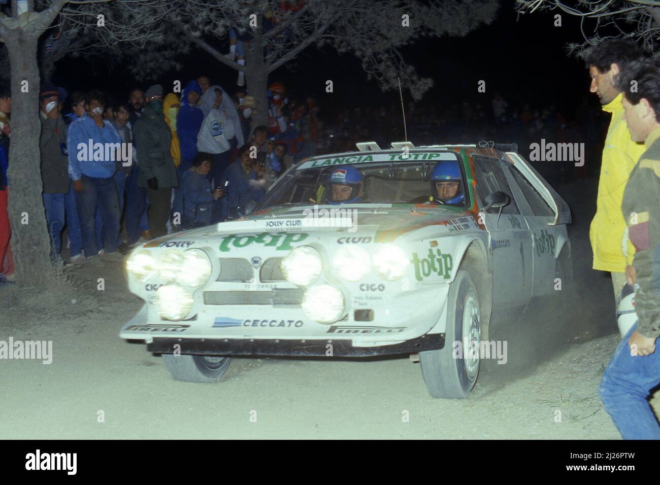 Dario Cerrato (ITA) Giuseppe Geppi Cerri (ITA) Lancia Delta S4 GrB ...