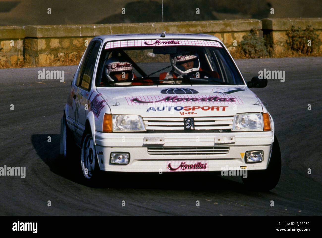 Prisca Taruffi (ITA) M Lungo (ITA) Peugeot 205 GTI GrA Autosport Vieffe ...