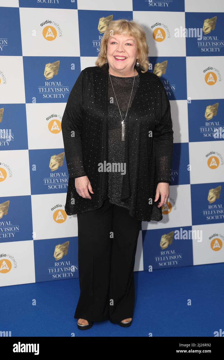 Actress Di Botcher arriving for the Royal Television Society Programme ...