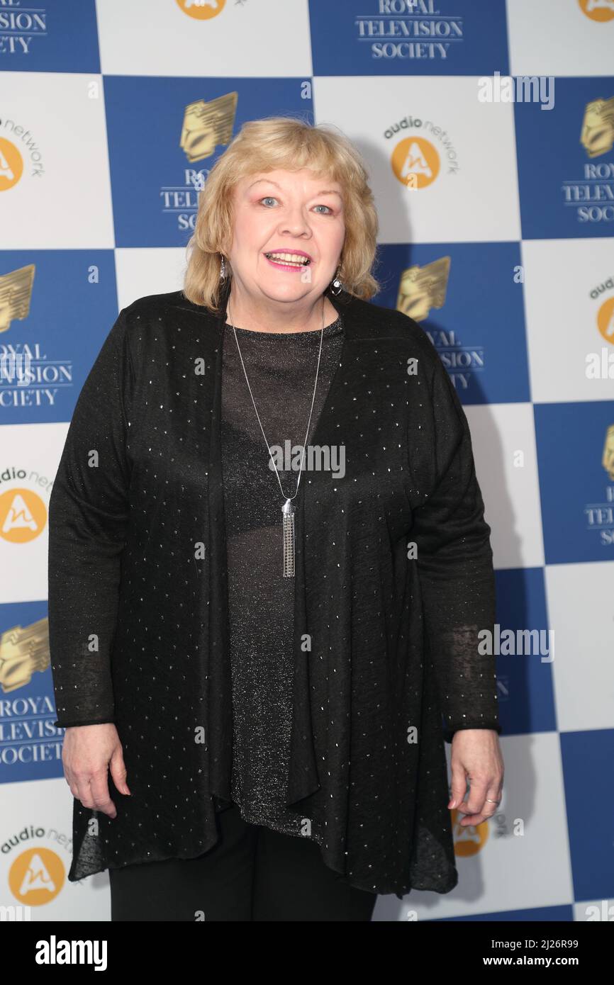 Actress Di Botcher arriving for the Royal Television Society Programme ...