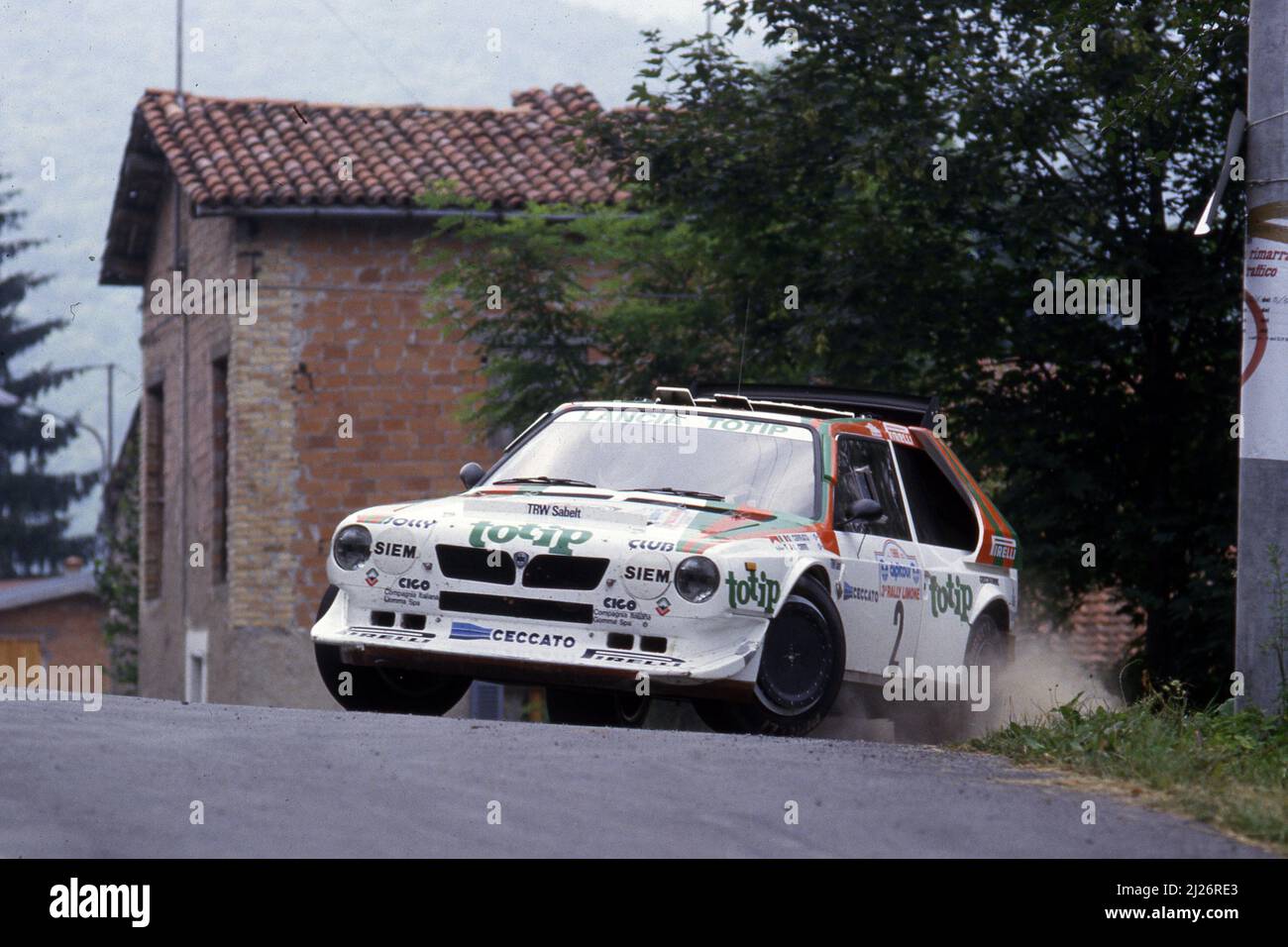 Dario Cerrato (ITA) Giuseppe Geppi Cerri (ITA) Lancia Delta S4 GrB ...