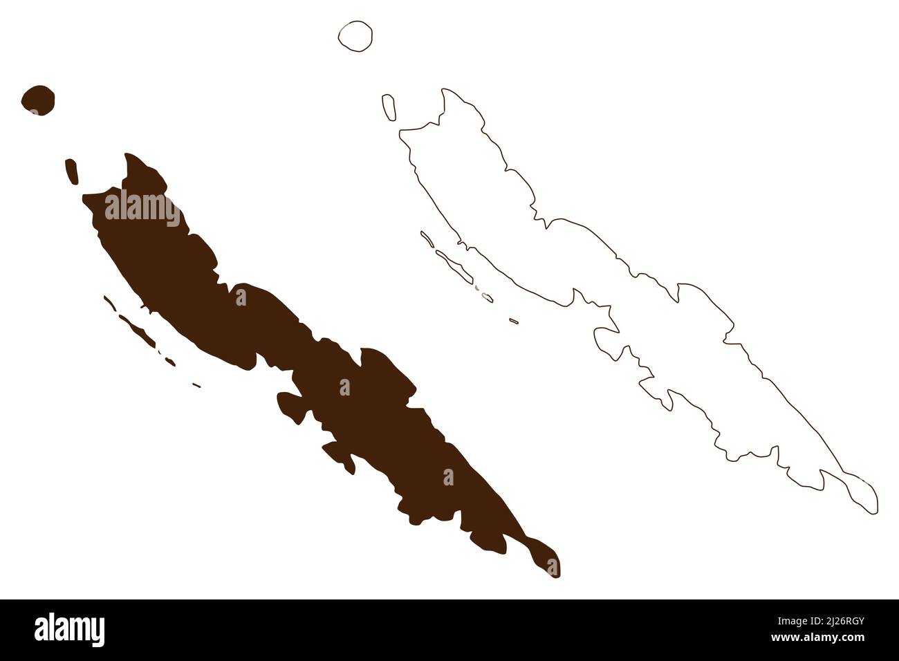 Premuda island (Republic of Croatia, Adriatic Sea, Zadar Archipelago ...