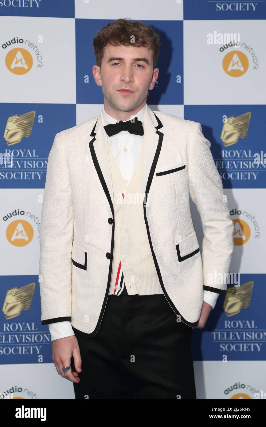 Actor Callum Scott Howells arriving for the Royal Television Society ...