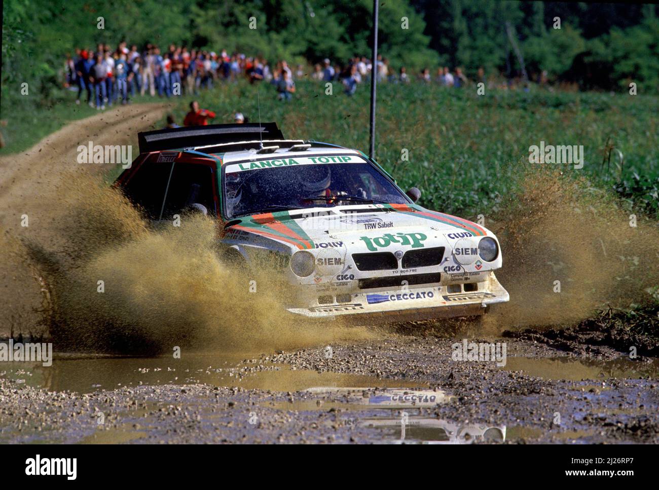 Dario Cerrato (ITA) Giuseppe Geppi Cerri (ITA) Lancia Delta S4 GrB ...