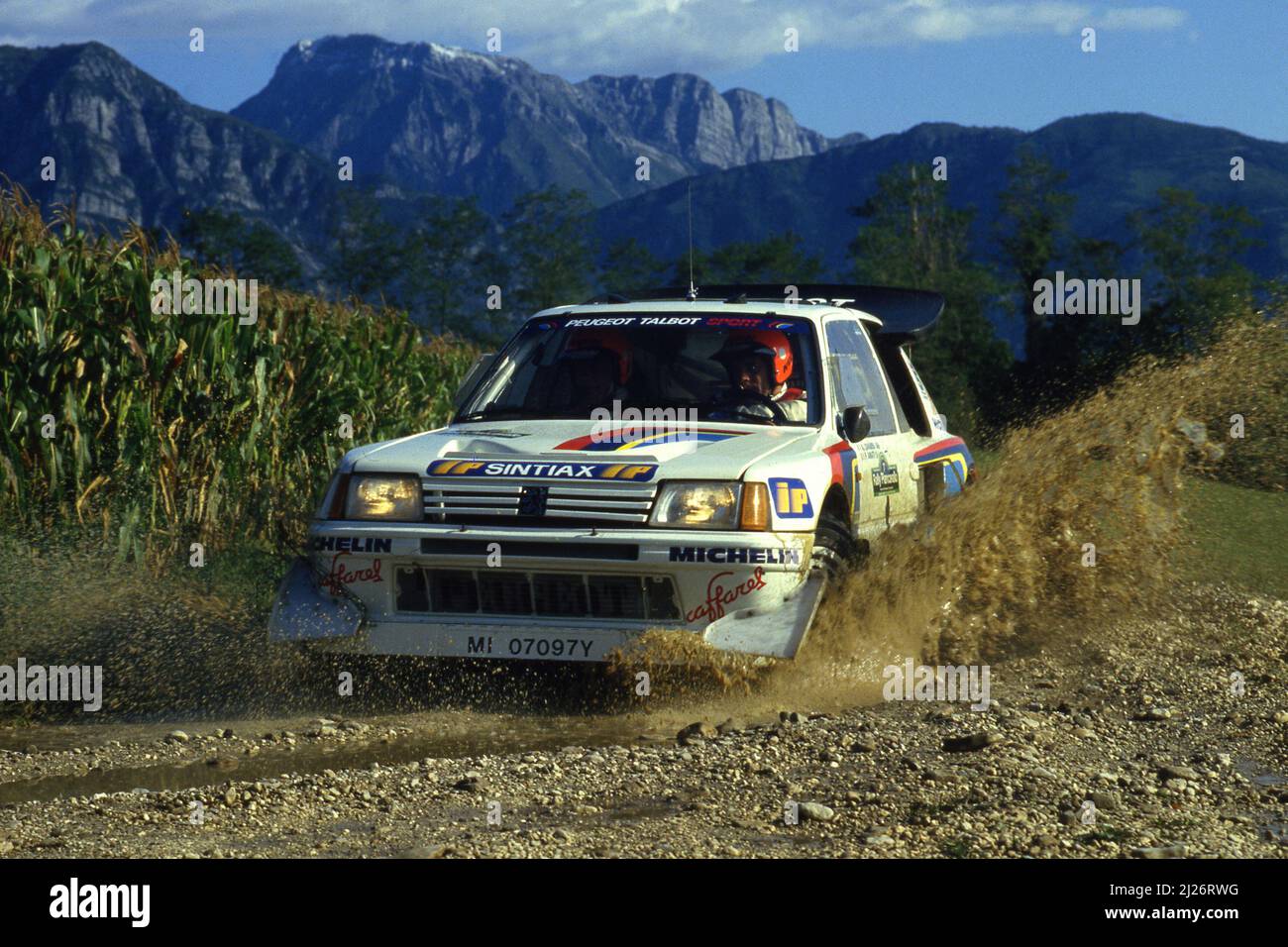 Andrea Zanussi (ITA) Paolo Poppi Amati (ITA) Peugeot 205 T16 E2 GrB ...