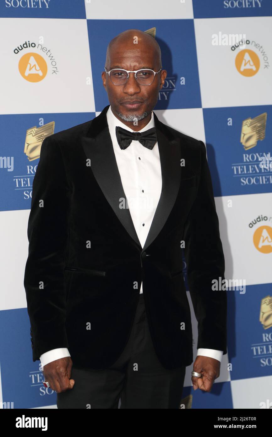 Director Clint Dyer arriving for the Royal Television Society Programme ...