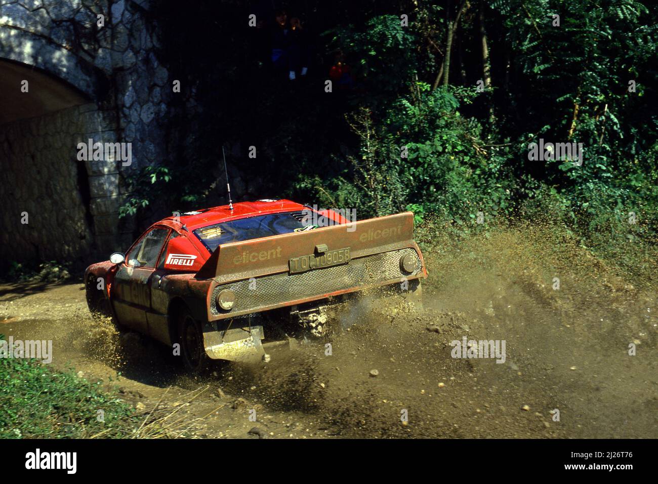 Giacomo Bossini (ITA) Ugo Pasotti (ITA) Lancia Rally 037 GrB Brixia ...
