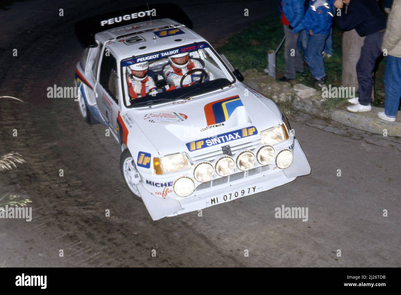 Andrea Zanussi (ITA) Paolo Poppi Amati (ITA) Peugeot 205 T16 E2 Peugeot ...