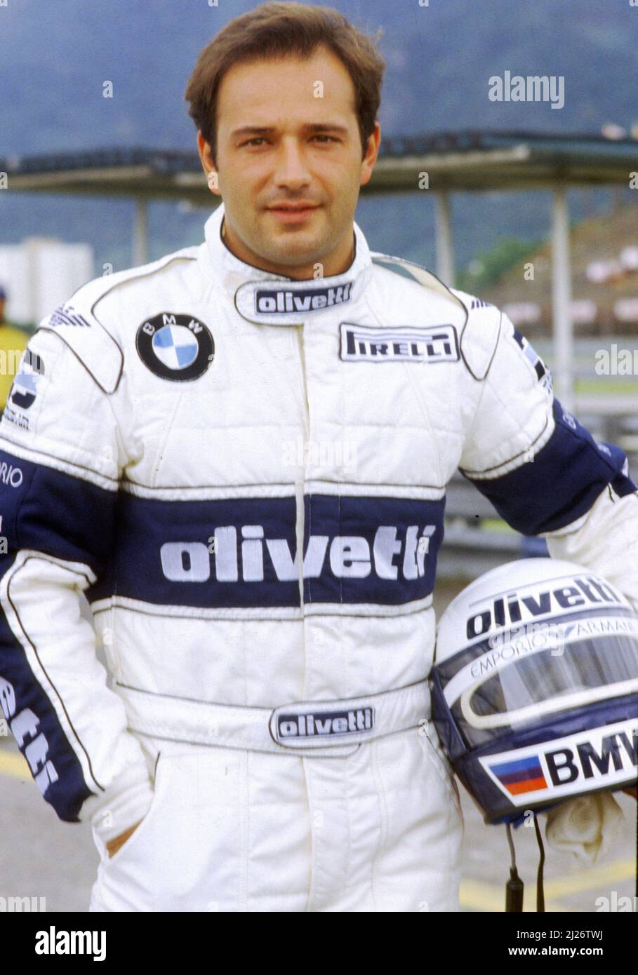 Elio de Angelis (ITA) Brabham BT55 Bmw Stock Photo - Alamy