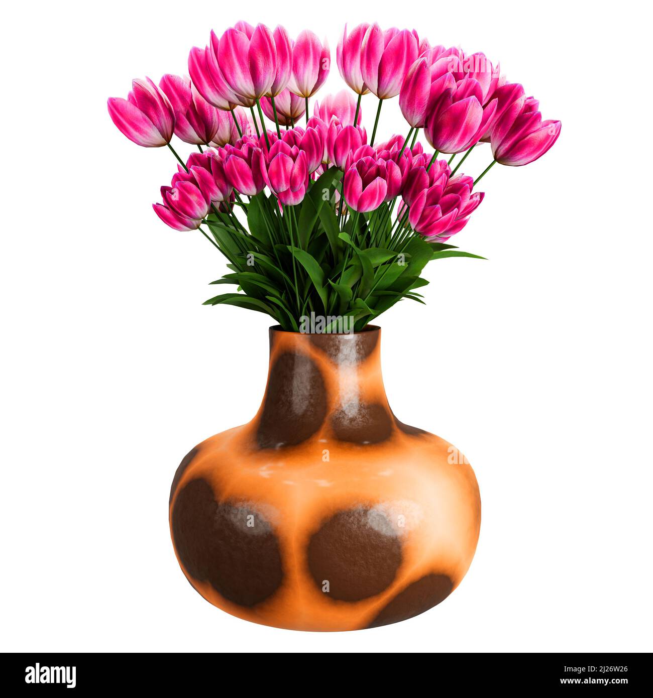 Vertical shot fresh flowers Cut Out Stock Images & Pictures - Alamy